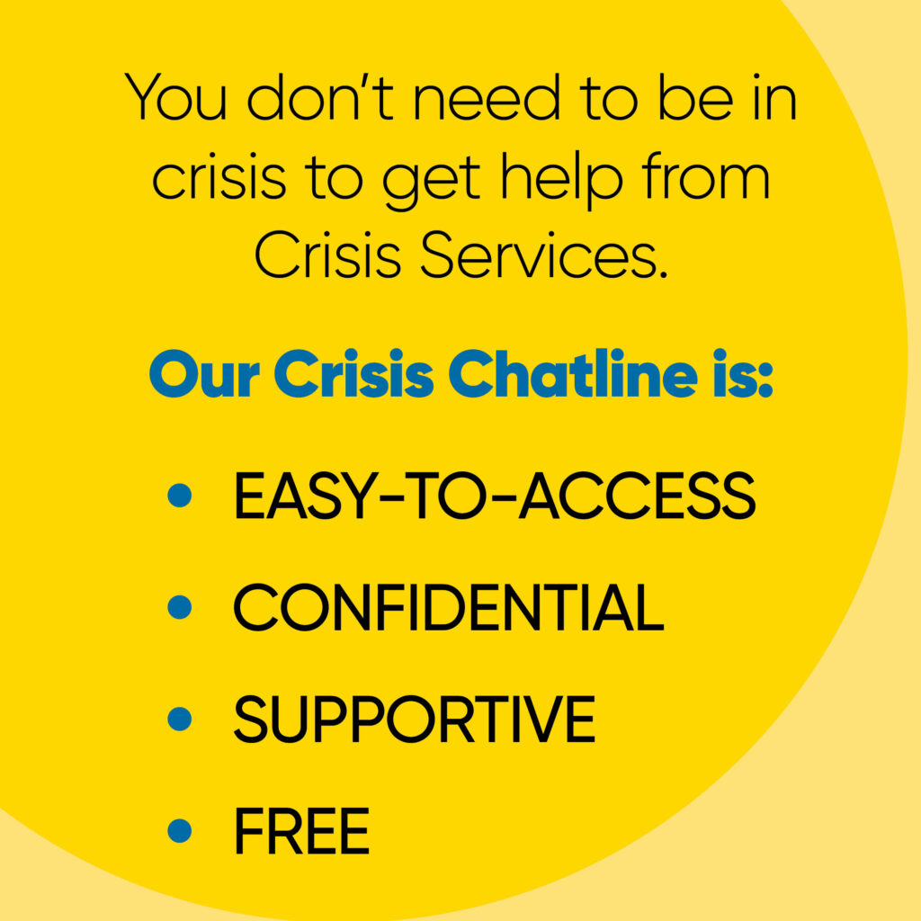 Chat | Crisis Services